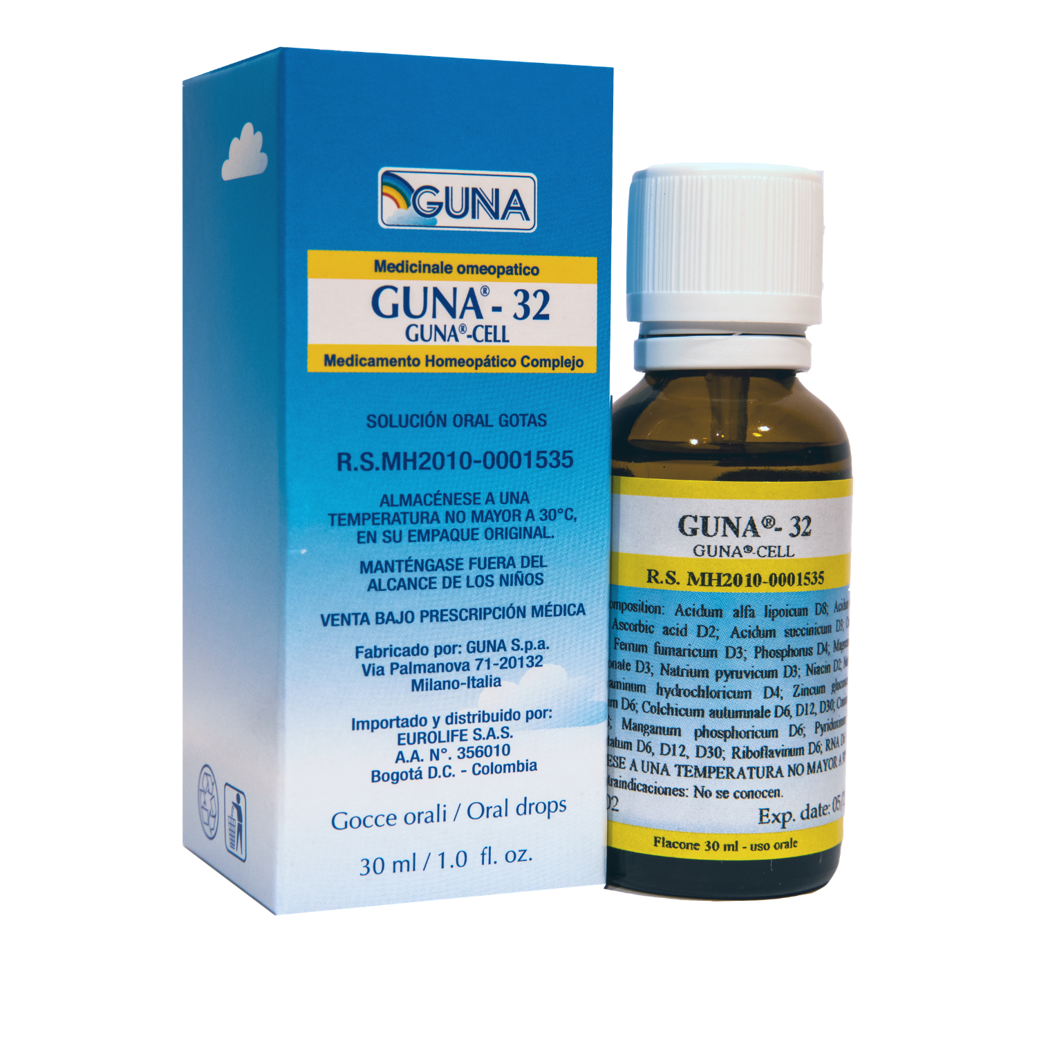 GUNA 32 - Cell – Eurolife Farmacia